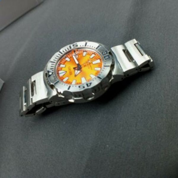 SEIKO ORANGE MONSTER Diver SBDC075 Men’s Wristwatch **Excellent ...
