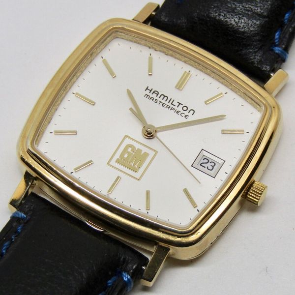 HAMILTON Masterpiece vintage quartz watch, GM Presentation - 1990's ...