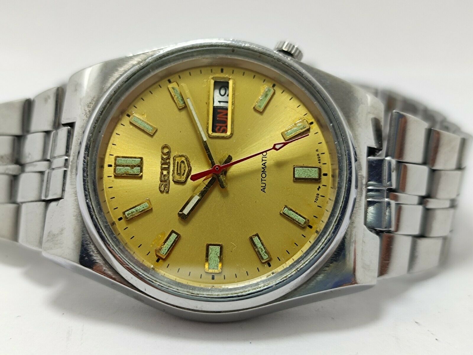 Rare Seiko 5 Automatic Jewels-17 DD Gent's Wrist Watch.REF-7009-3131 ...