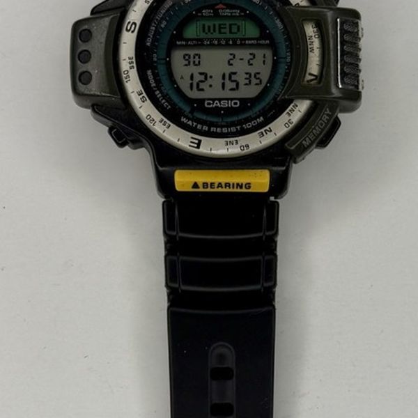 Vintage CASIO ATC-1200 TRIPLE SENSOR PRO TREK PATHFINDER Module 1170 JAPAN M | WatchCharts ...