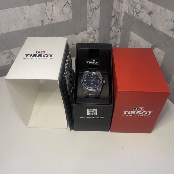 Tissot PRX 40mm Quartz â Blue Dial, Excellent Condition, (Box ...