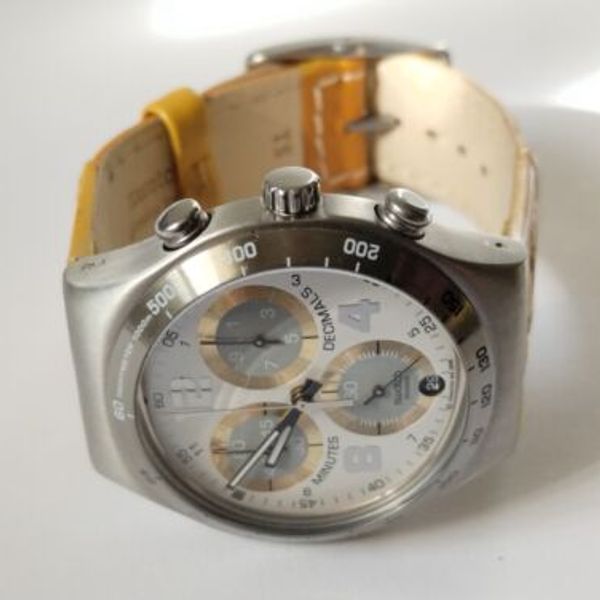 Beautiful Working Vintage Swatch Irony V8 Chronograph Sports Watch ...