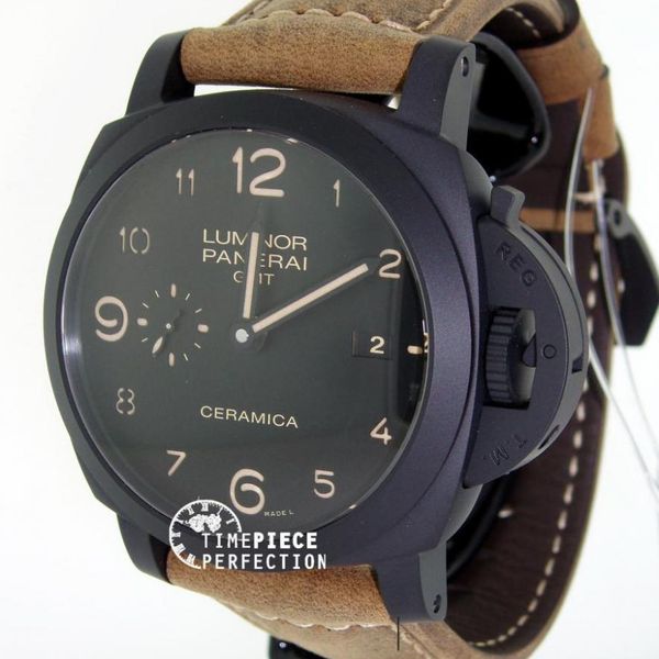 FS: Panerai Pam 441 Luminor Marina 1950 3 Day Automatic GMT NEW R ...