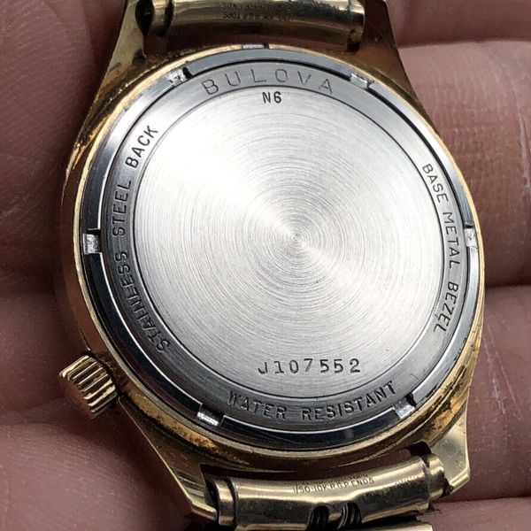 Vintage Bulova Accutron N6 Men's Wrist Watch As Is Untested ...