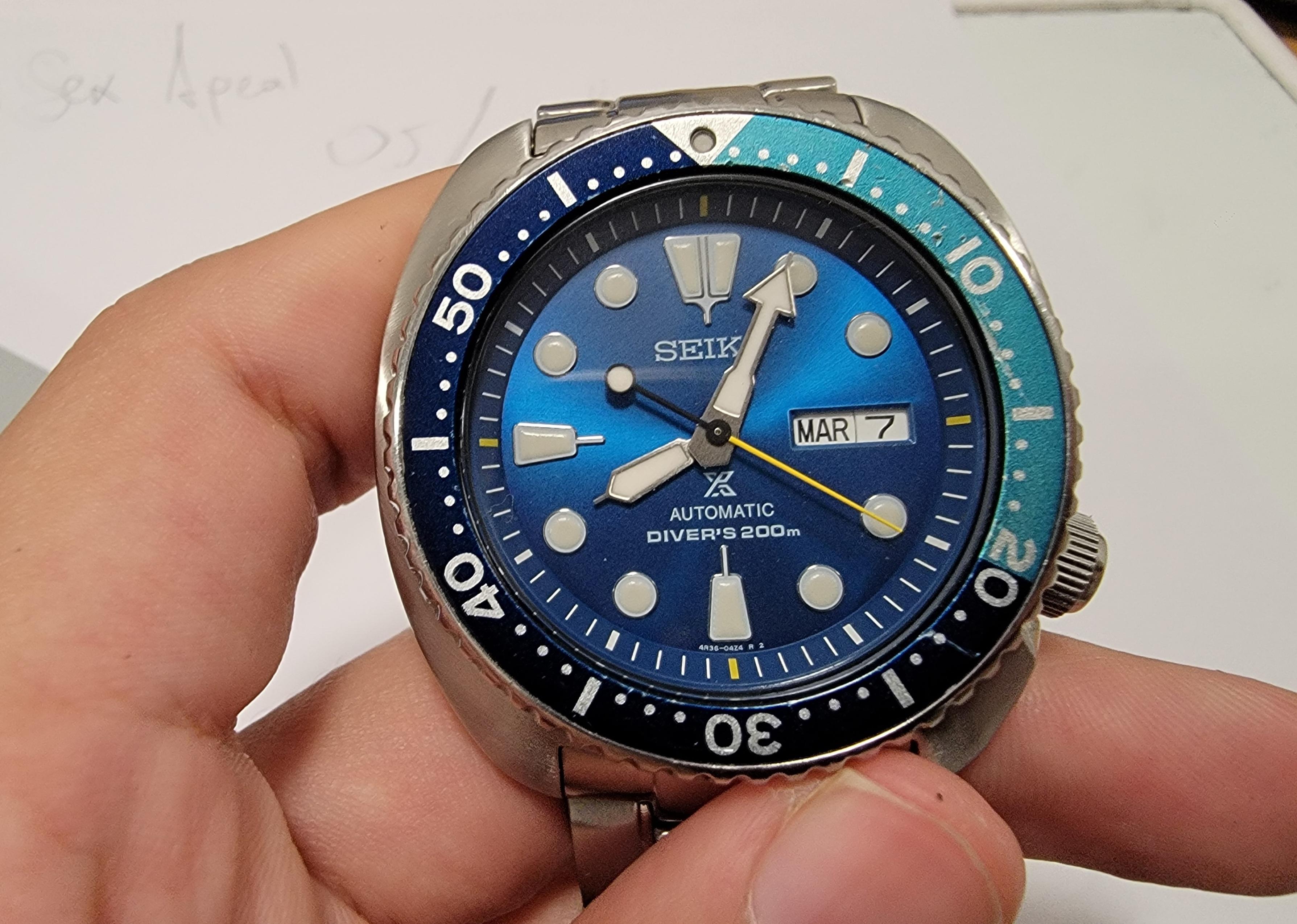 [WTS] Seiko Turtle Blue Lagoon SRPB11 | WatchCharts Marketplace