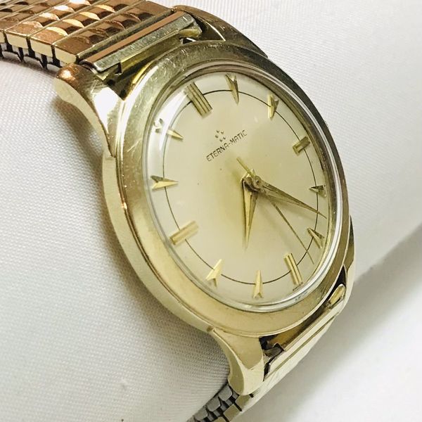 VINTAGE MEN'S ETERNA-MATIC 14K GF AUTOMATIC WATCH LOT 1567 ...