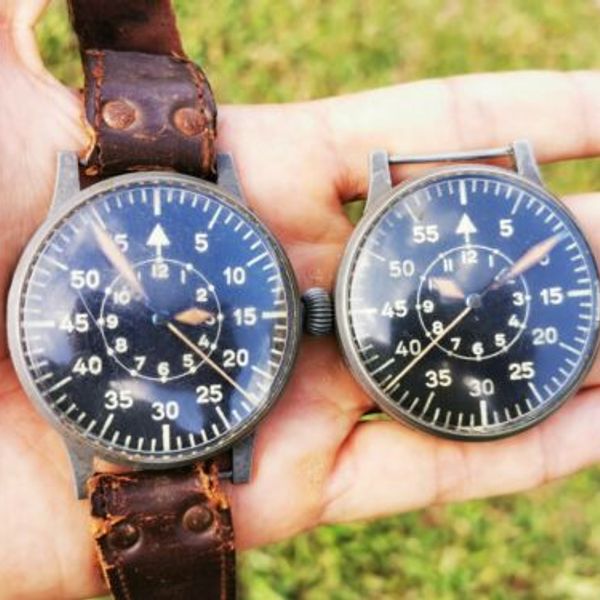 Laco Luftwaffe Military Pilot Watch Lot WW2 German | WatchCharts ...