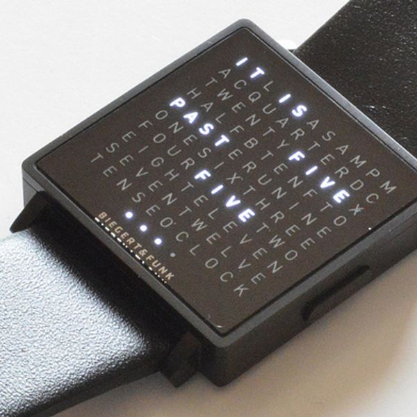 QlockTwo W by Biegert & Funk - Black Case Version | WatchCharts Marketplace