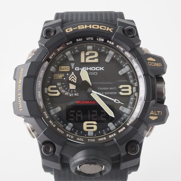 Casio G-Shock Mudmaster GWG-1000-1AJF Solar Radio Men's 56 mm Box ...