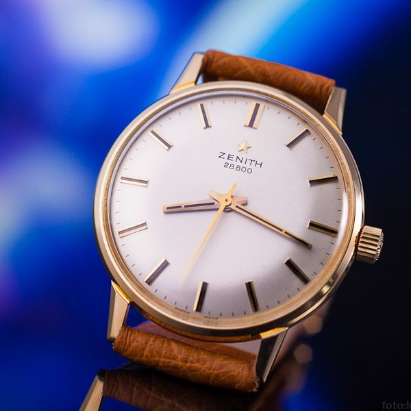 Vintage Zenith 28800 18K gold | WatchCharts Marketplace