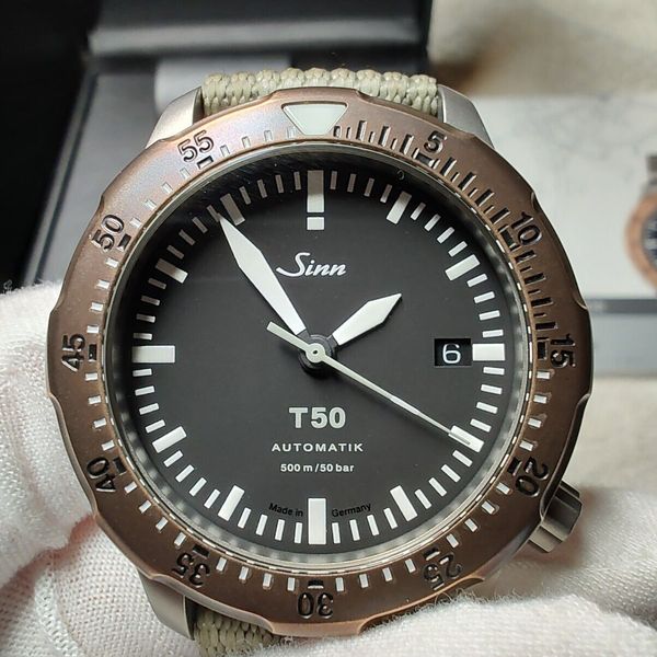 Sinn T50 GBDR Goldbronze Titanium Watch | WatchCharts Marketplace
