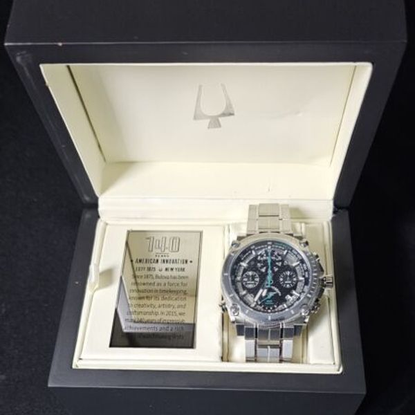 Bulova Menâ s Watch - Precisionist 140th Anniversary Chronograph ...