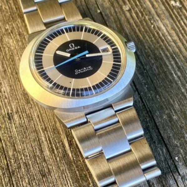 Omega Dynamic Vintage Blue Sector Dial 40.5mm Mechanical Men’s Diver ...