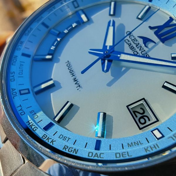 Casio Oceanus OCW-T150-2AJF Japan Solar Titanium Radio Perpetual JDM ...