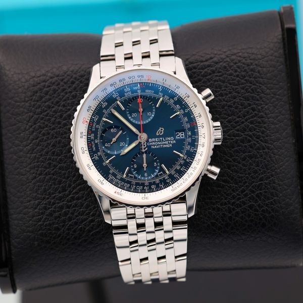 Breitling Navitimer. 41mm. Gorgeous Blue Dial. Automatic. | WatchCharts ...