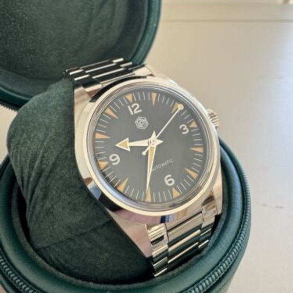 San Martin SN0113 Vintage 1957 Railmaster homage | WatchCharts Marketplace