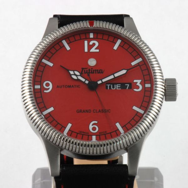 FS: Tutima Grand Classic Red Limited Edition 43mm with Black Aviator ...