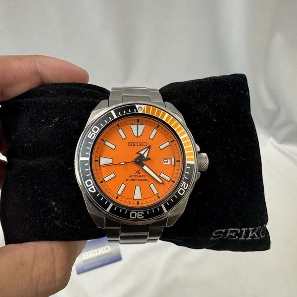 Seiko Prospex Orange Samurai Watch SRPC 07 Full Set | WatchCharts ...