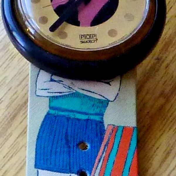 SWATCH 1991 POP WATCH (MAHARAJAH ) PWK 134 N/BATT WORKING AL ORIGINAL ...
