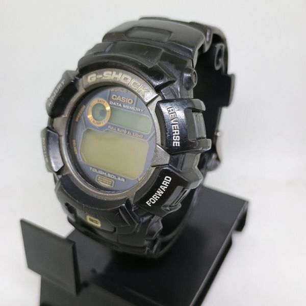 Casio G-SHOCK G-2300 (2184) Tough Solar Black Resin Watch FOR PARTS ...