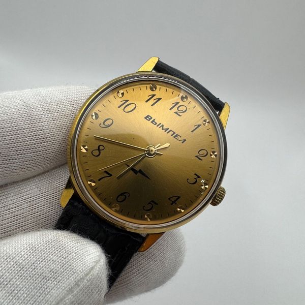 Vintage Vympel Raketa USSR Watch â 2609 HA Movement, Gilded Case, Gold ...