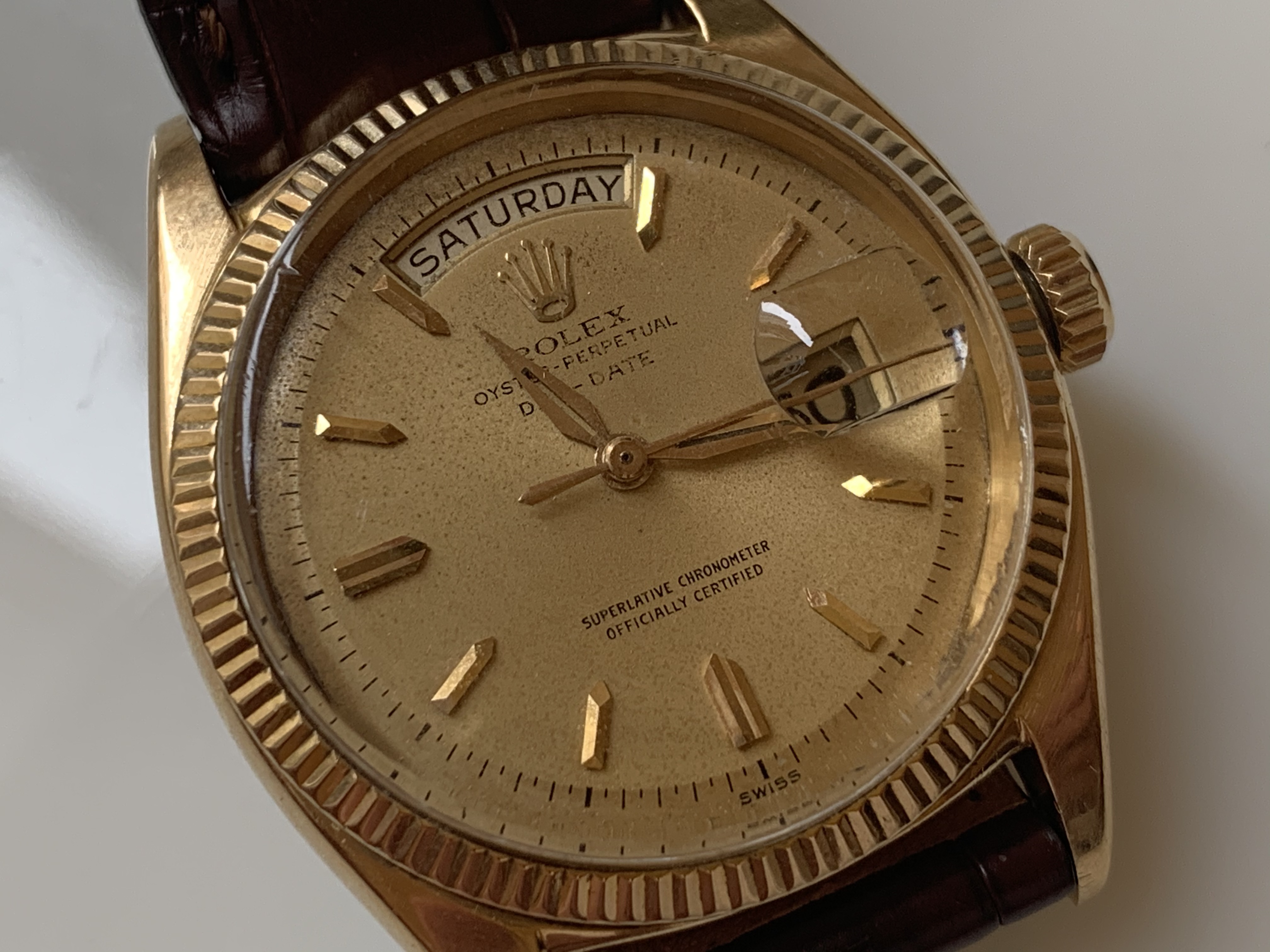 FS -Rolex 6611 day date 18k YG | WatchCharts Marketplace