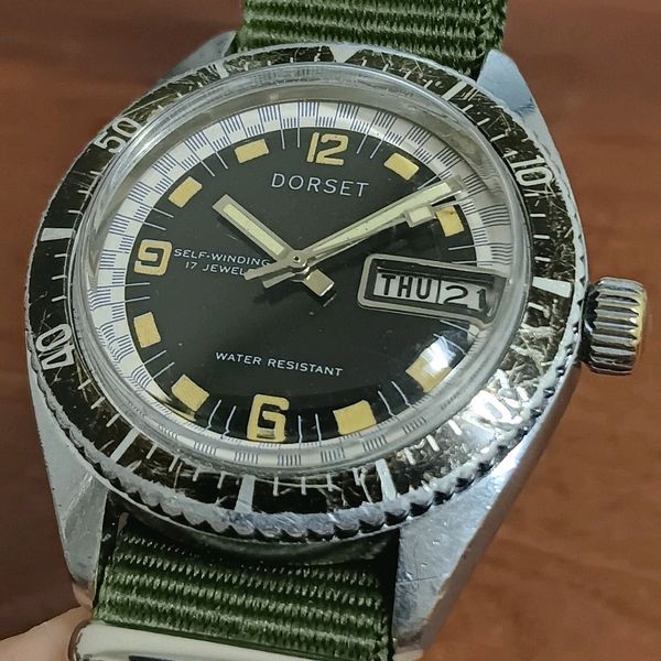 Dorset (Seiko) Diver Watch VINTAGE 1970's Mens 17J Working Automatic ...