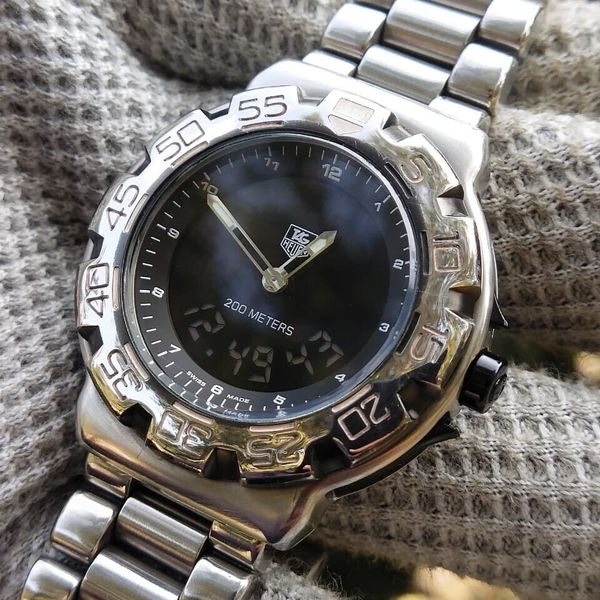 TAG HEUER 200 METERS CAC111D GQ5674 SWISS MADE MEN,s WATCH ...