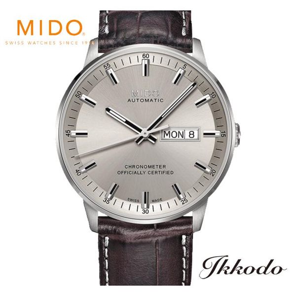 MIDO Mido Commander Chronometer Automatic Rhodium Dial 5 ATM Water ...