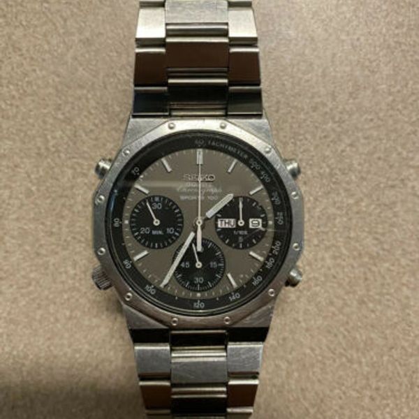 Seiko Vintage chronograph Black Grey Day Date Rare 7A38-7029 | WatchCharts