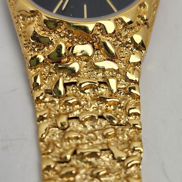 Precision Diamond by Gruen Gold Nugget Vintage Wristwatch - 18mm - READ ...