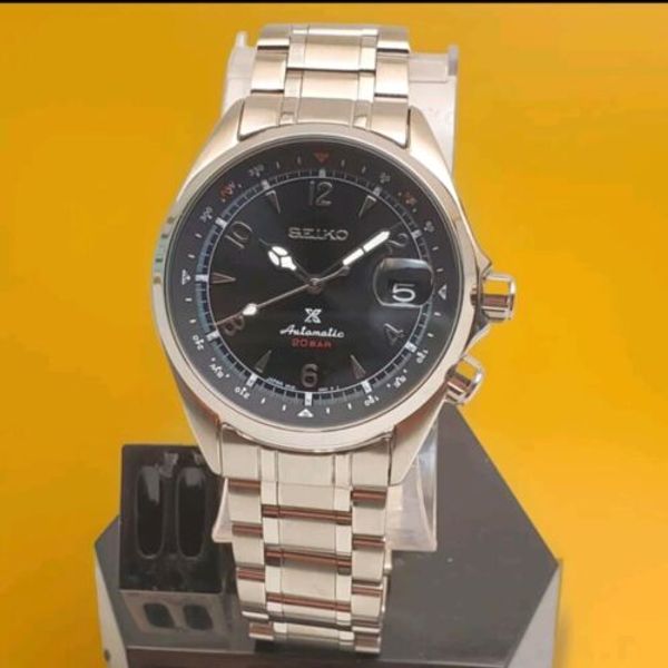 Seiko Alpinist Mod PROSPEX BLACK Automatic 6R35 MOVEMENT MEN'S WATCH ...