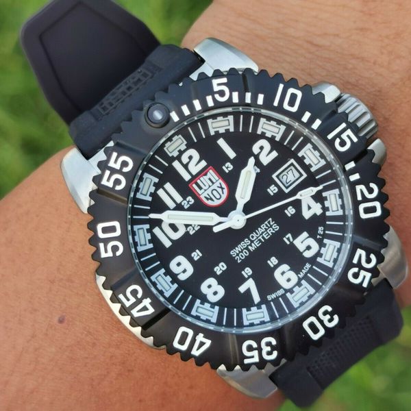Luminox Navy Seal Steel Colormark 3150 Quartz Man's Watch Military ...