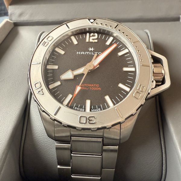 Hamilton Khaki Navy Frogman 46mm H77815130 | WatchCharts Marketplace