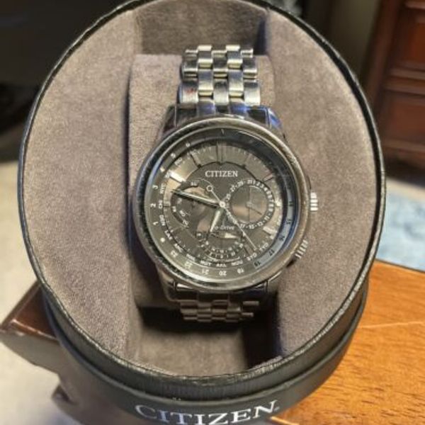 Citizen Eco-Drive Calendrier 44mm Stainless Steel Case, Stainless Steel ...