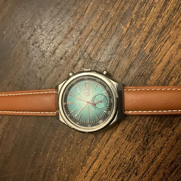 seiko sports speedtimer green face spares or repair | WatchCharts ...