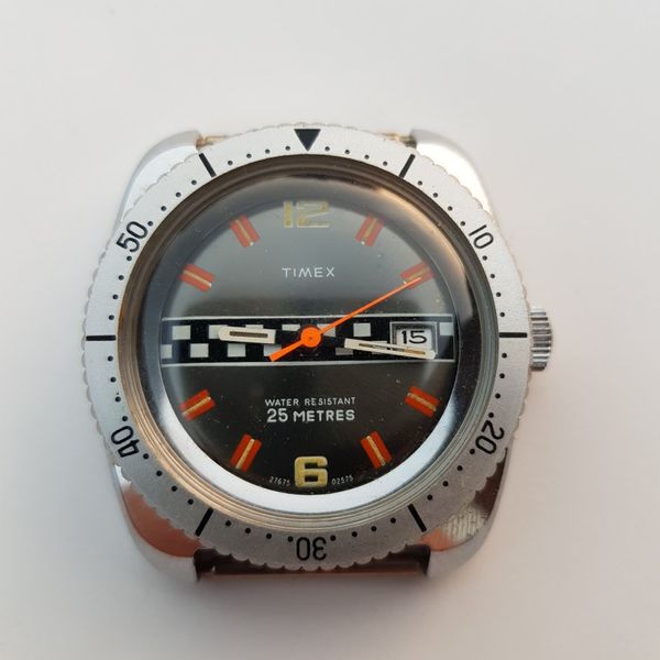SOLD Mint 70's Timex 25 Meters Racing | WatchCharts