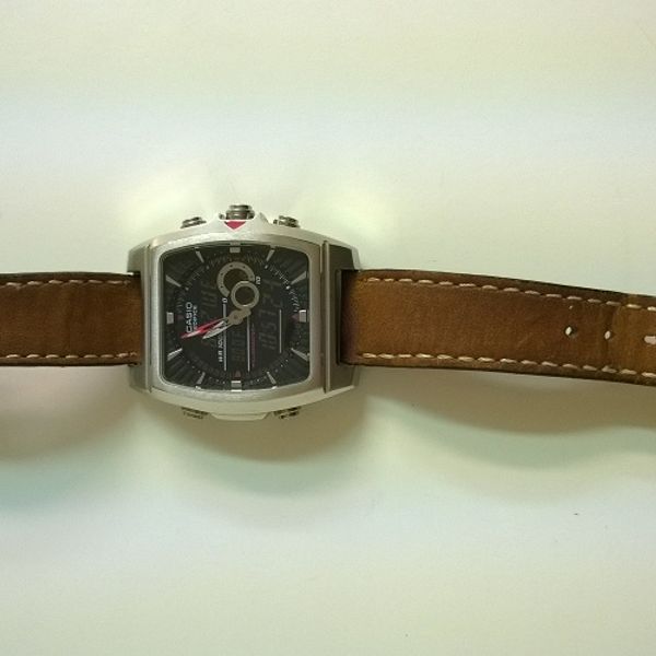 FS: Casio Edifice EFA-120 super cool ana-digi tonneau shape, $50 ...