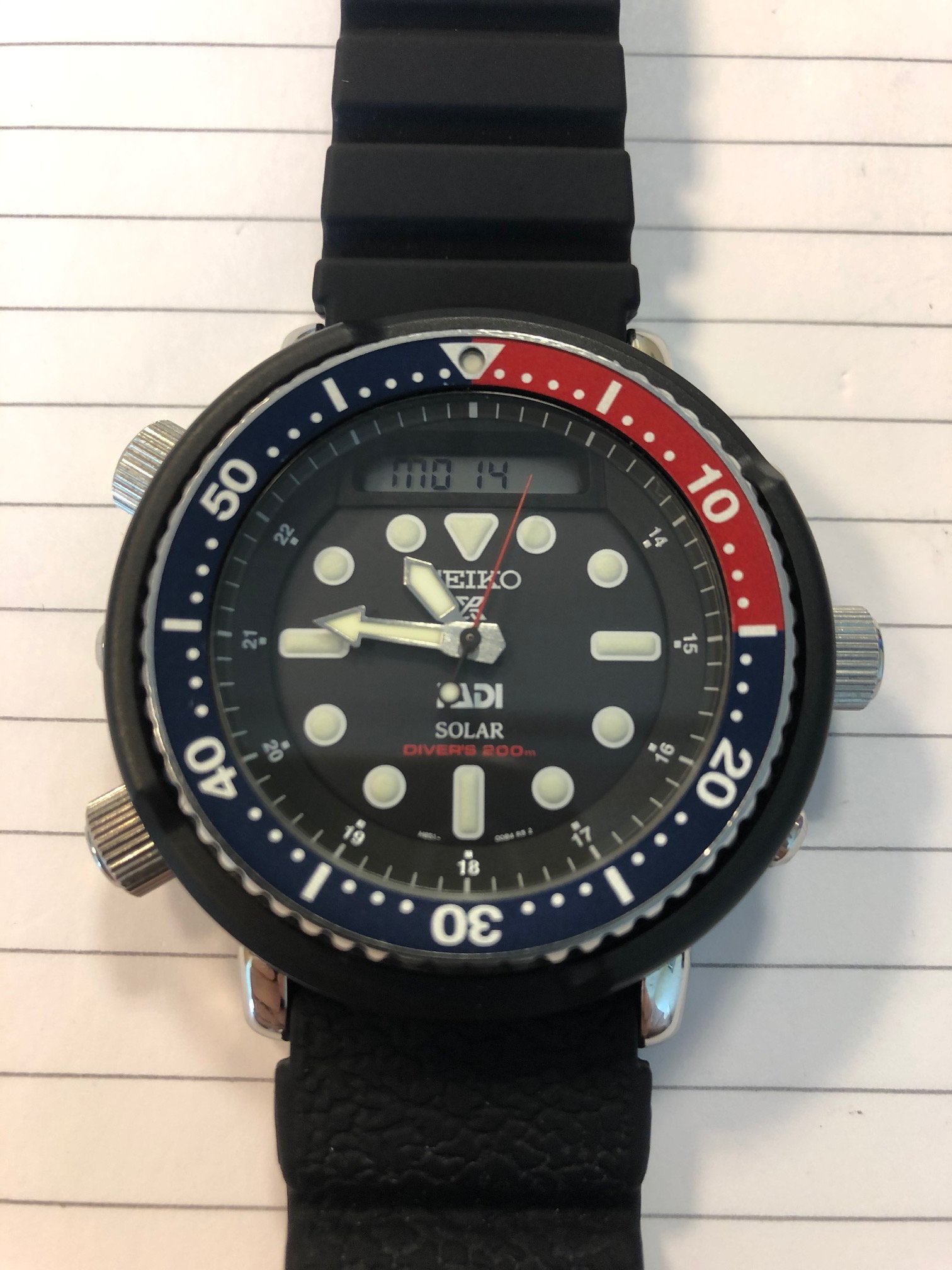 Seiko SNJ027 Padi Pepsi Arnie | WatchCharts