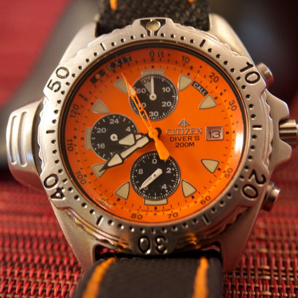 REDUCED: FS: Citizen Promaster Diver (Orange) | WatchCharts Marketplace