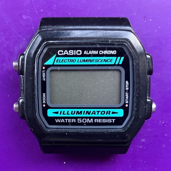 CASIO W-86 Water Resistant 50m Wrist Watch Needs New Strap & Battery ...