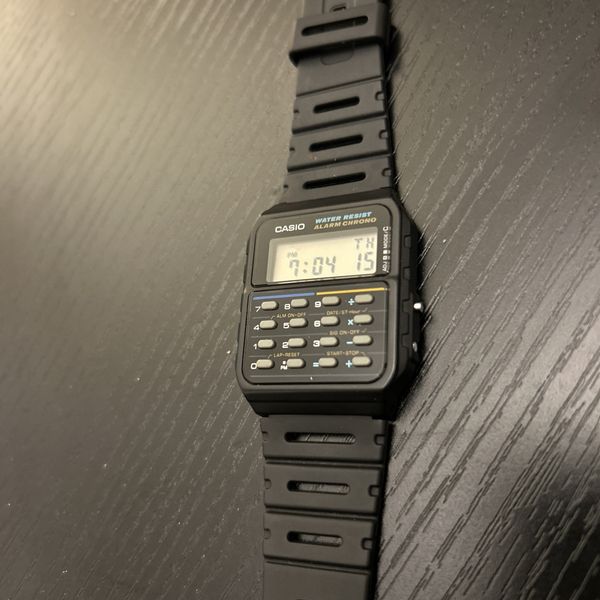 Casio CA-55 Vintage 1984 Calculator Watch Mint Condition Fast Dispatch ...