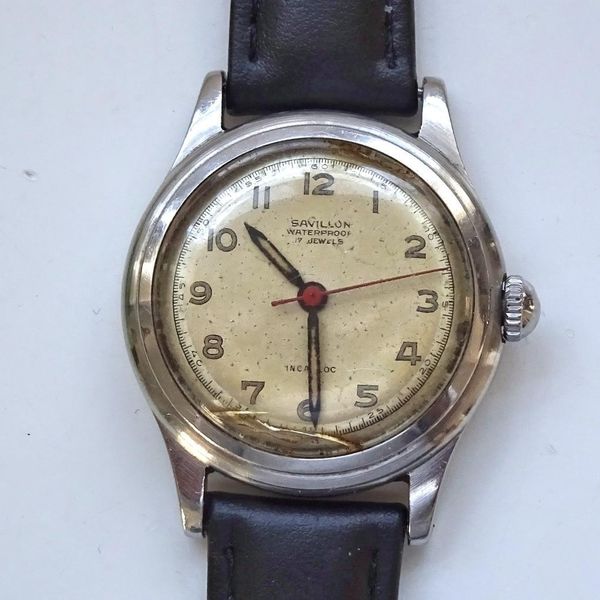 Gent's Vintage SAVILLON (by ENICAR) Swiss Made 17 Jewelled Hand Wind ...