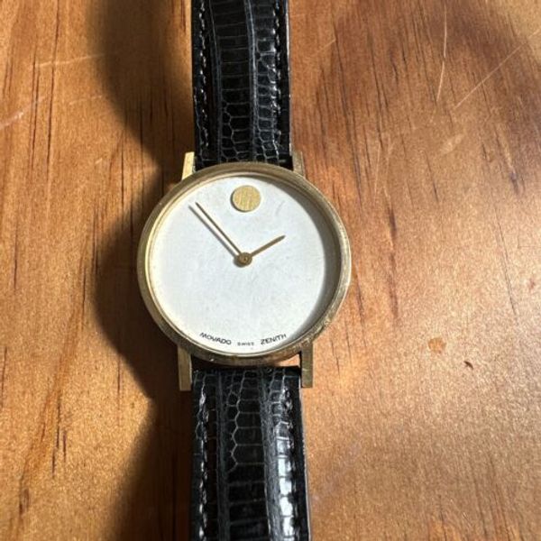 Vintage Swiss Movado Zenith Watch With Movado Buckle | WatchCharts ...