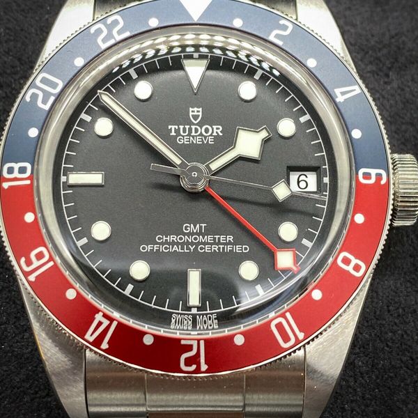 Tudor Black Bay GMT Nov 2020 Red/Blue Pepsi Stainless Steel Bracelet ...