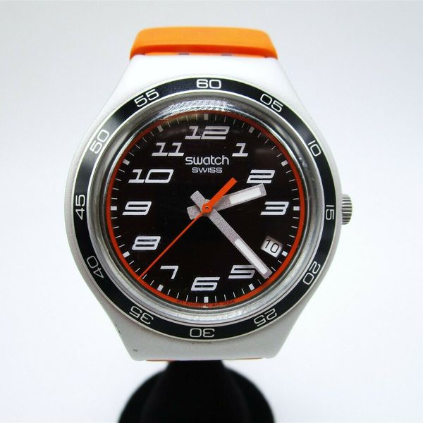 Swatch Swiss Irony SR626SW Water Resistant Construction Orange Watch ...