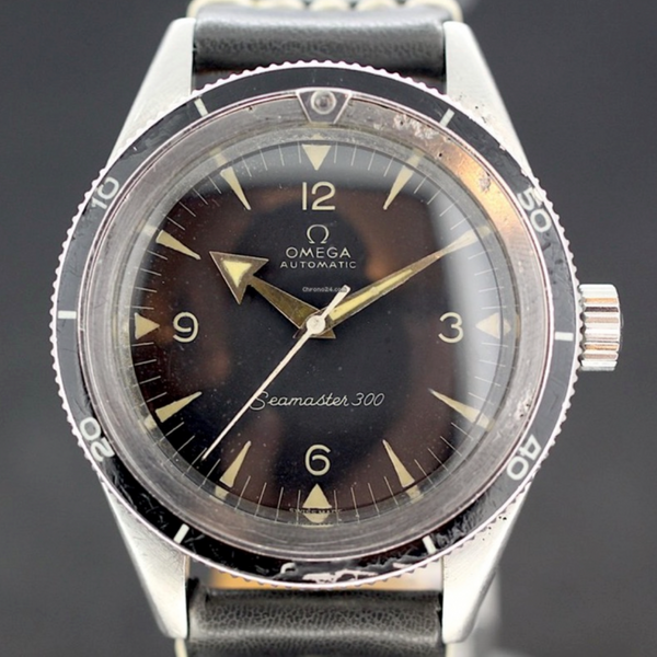 SOLD Omega seamaster 300 Automatic Caliber 501 Ref 2913 aus 1958 ...