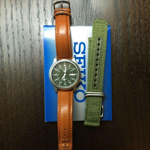 [WTS] Seiko SNK807 and SNK809 with Hadley Roma straps | WatchCharts
