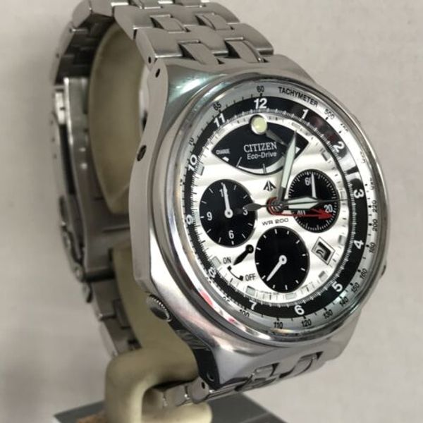 Citizen Men's Eco-Drive Alarm Calibre 2100 Chronograph Bracelet Watch ...
