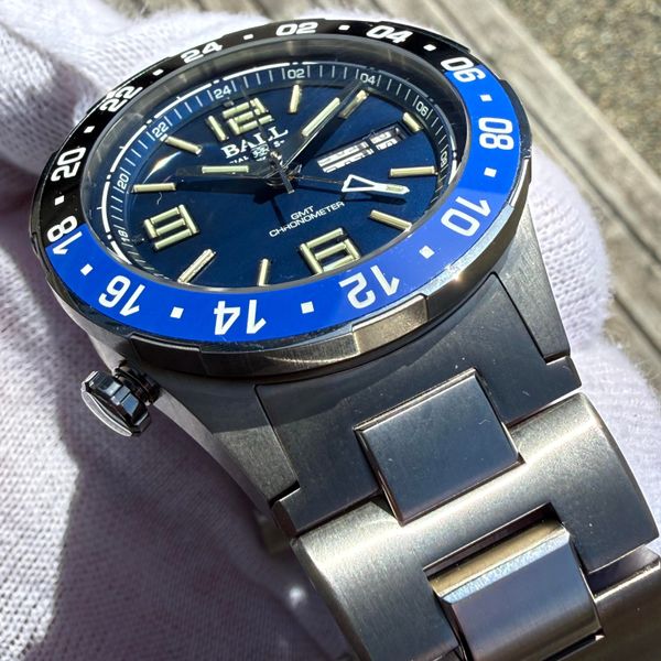 [WTS] Ball Roadmaster Marine GMT 40mm Titanium "Batman" Black & Blue ...